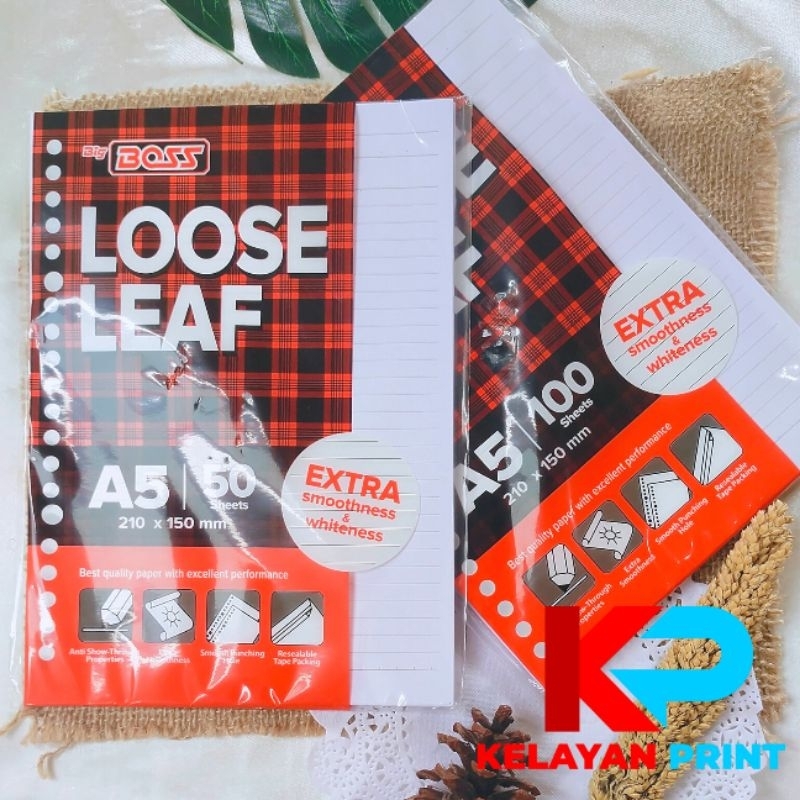 Jual ISI BINDER A5 ISI 100 LOOSE LEAF | Shopee Indonesia