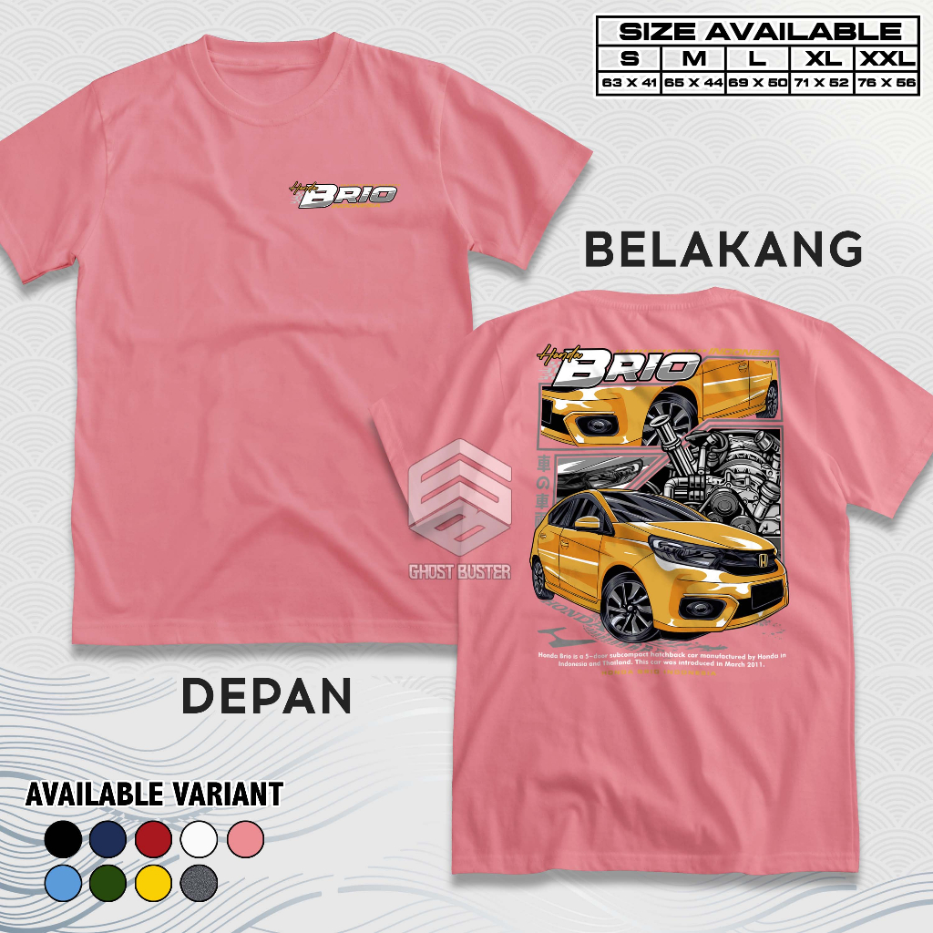 Jual Kaos Honda Brio Indonesia Machine Baju Distro Mobil Hatchback Tshit Otomotif GBA3222 ...
