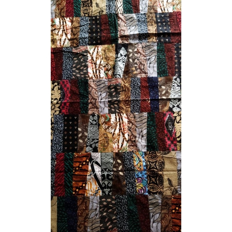 Jual kain perca batik sambung ukuran 75x120 (isi 20) kain perca batik ...