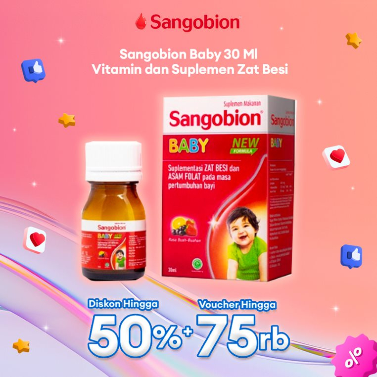 Jual Sangobion Baby Sirup Vitamin dan Suplemen Zat Besi 30 ml | Shopee ...