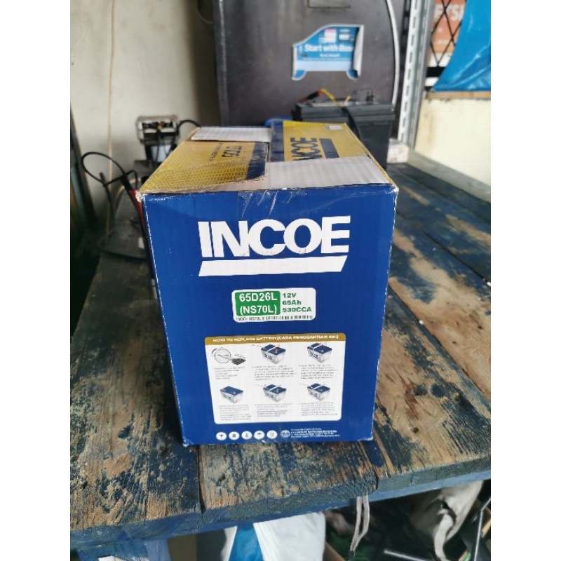 Jual AKI BATERAI BASAH INCOE GOLD PREMIUM HYBRID NS70L/65D26L ESCAPE ...