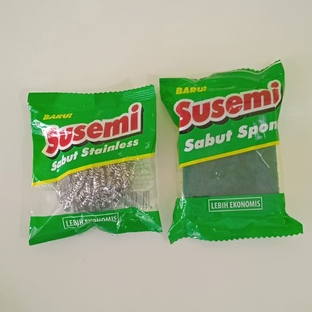 Jual SUSEMI Sabut Spons dan Kawat Steinless Cuci Piring Serbaguna ...