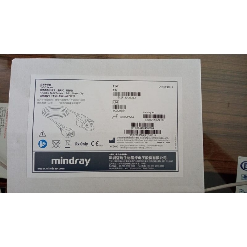 Jual SpO2 Sensor Ori Mindray Dewasa/Anak/Bayi (Saturasi Oksigen ...
