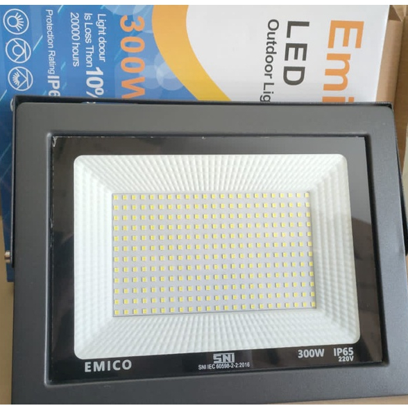 Jual Lampu sorot outdoor LED 100W 200w 300w panggung taman gedung lapangan waterproof 100 200 ...