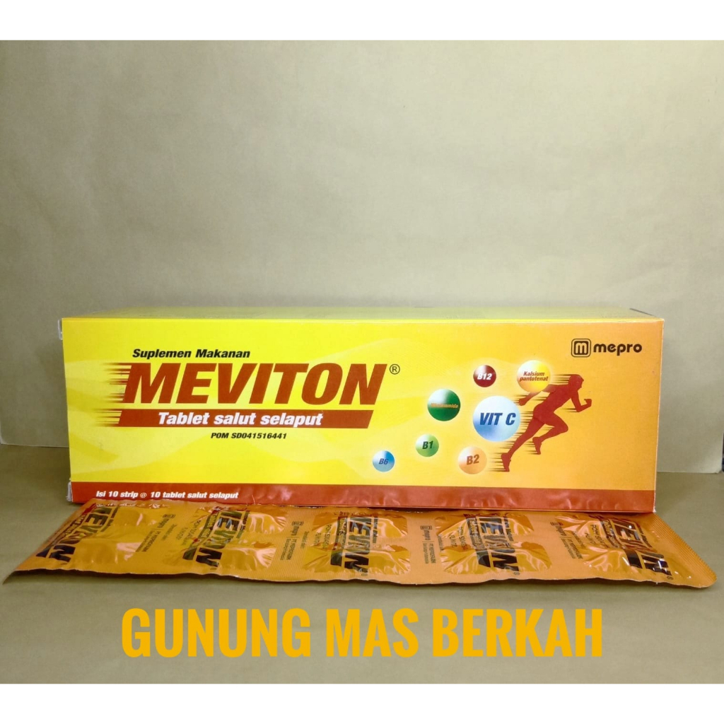 Jual MEVITON meviton mefiton isi 10 Tablet - menjaga daya tahan tubuh ...