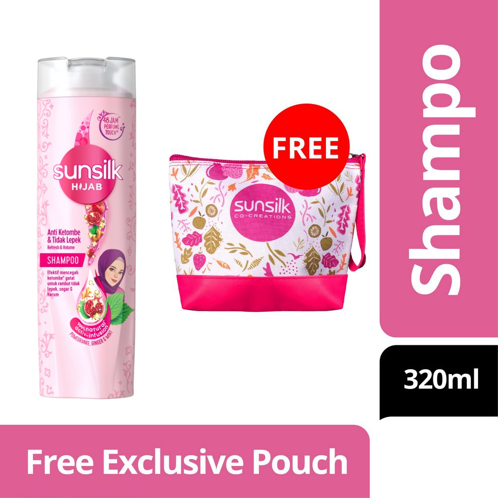Jual Sunsilk Hijab Shampoo Anti Ketombe & Tidak Lepek 300ML Free ...