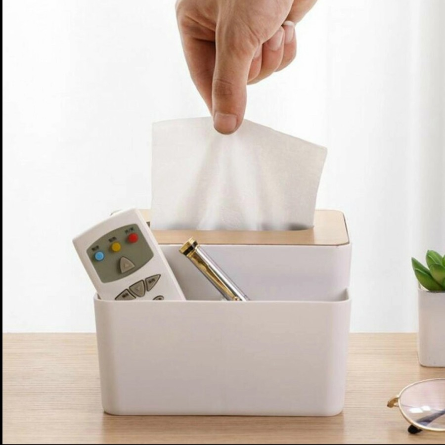 Jual zenxin box kotak tissue tisu remote serbaguna | Shopee Indonesia