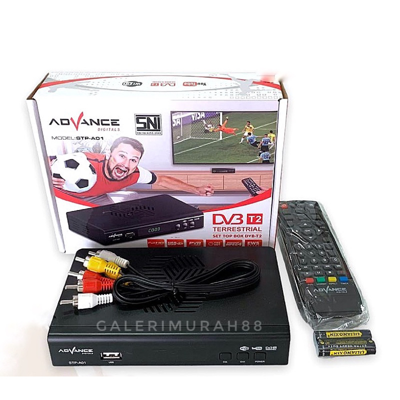 Jual STB Advance Set Top Box TV Digital Receiver / Penerima Siaran ...
