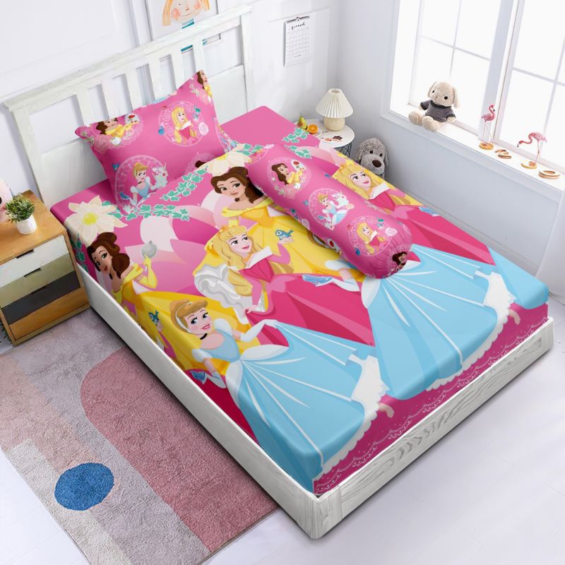 Jual SPREI CALIFORNIA MOTIF PRINCES JASMINE UKURAN 160X200 DAN 180X200 ...