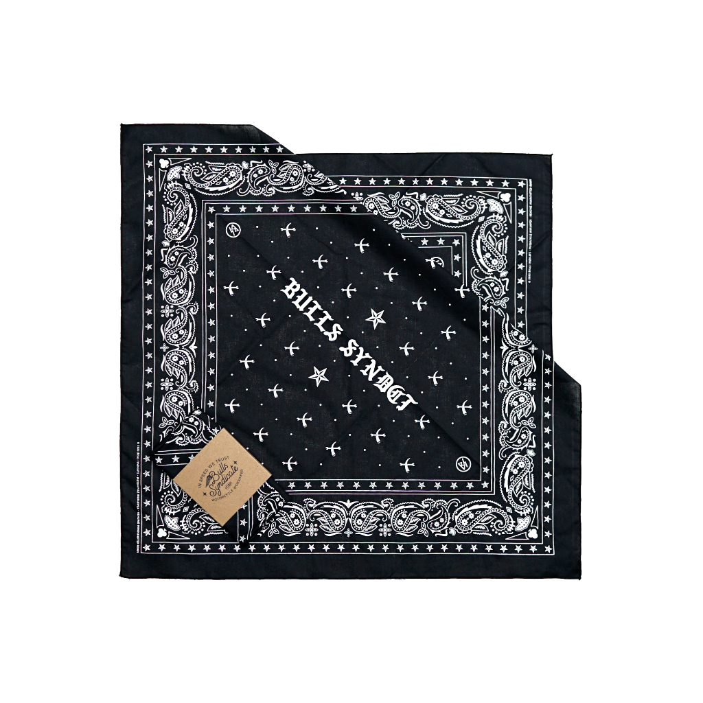 Jual BULLS SYNDICATE Bandana Black Paisley | Shopee Indonesia