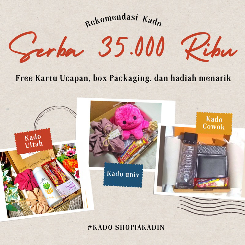 Jual Hempers kadoo| Gift cowok dan cewek| kado Ulangtahun | kado Wisuda ...