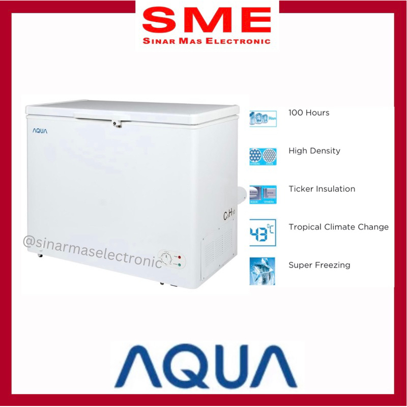 Jual Chest Freezer Box Daging Frozen Food 200L AQUA - aqf200 | Shopee ...