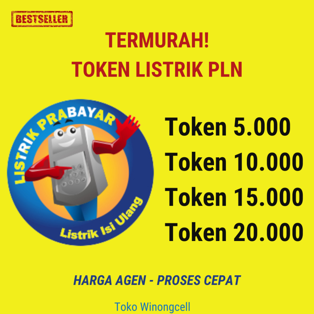 Jual PROMO TOKEN LISTRIK 5K 10K 15K 20K 5000 10000 15000 20000 ISI ULANG PULSA LISTRIK PLN ...