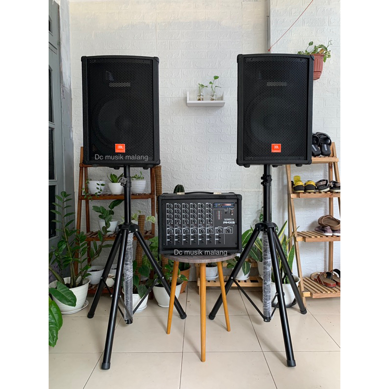 Jual paket sound system minimalis power mixer speaker cafe resto warung ...