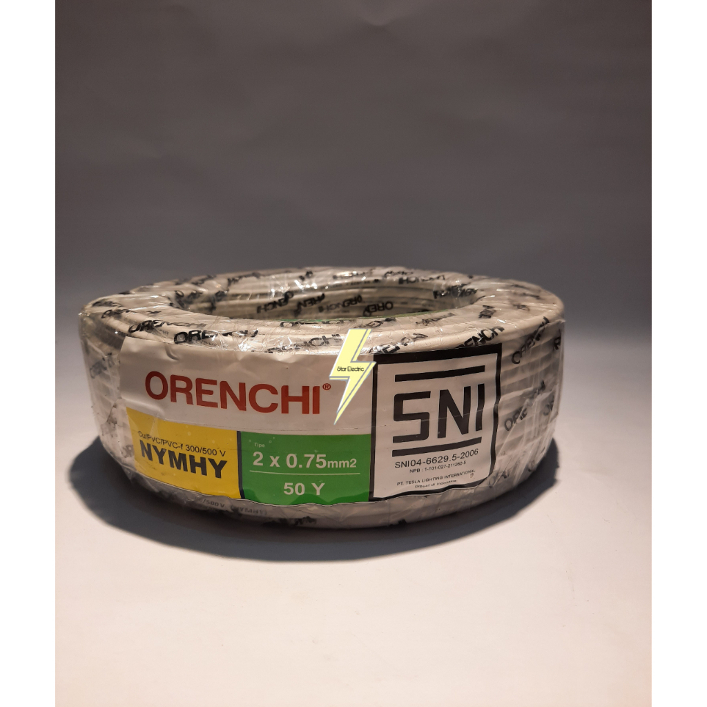 Jual Kabel NYMHY 2x0,75 Orenchi Kabel Listrik Serabut isi 2 / Kabel Roll | Shopee Indonesia