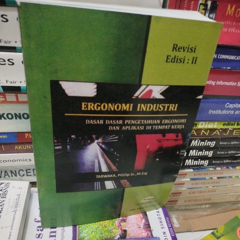 Jual ergonomi industri revisi edisi kedua Tarwaka Pgdip | Shopee Indonesia