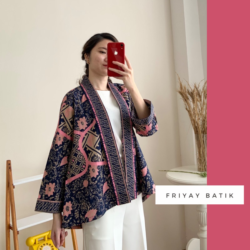 Jual Kresa Outer Batik / Cardigan Batik Modern Wanita | Shopee Indonesia