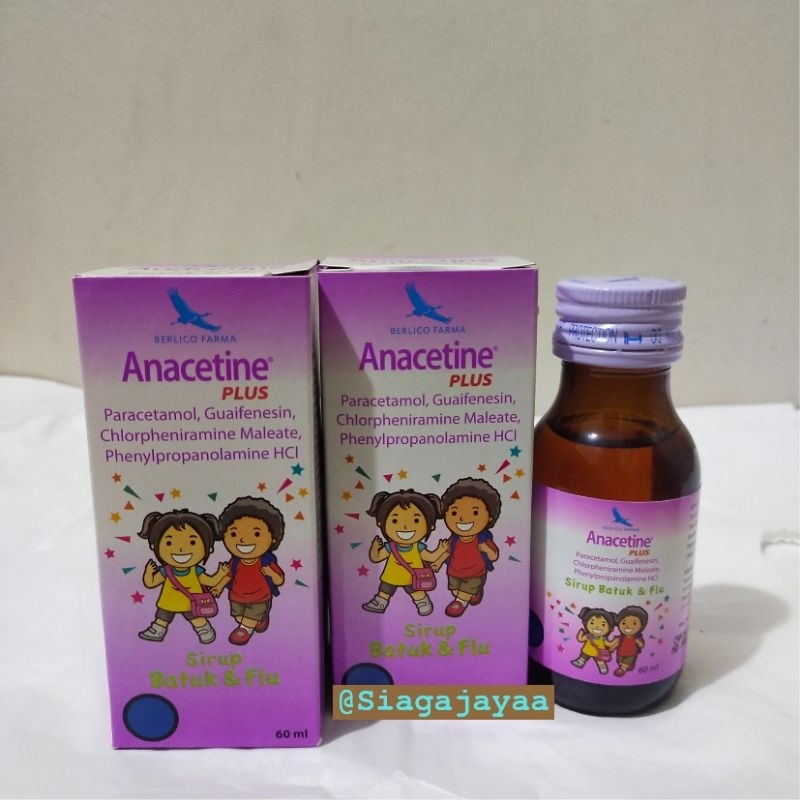 Jual Anacetine Plus Sirup 60ml | Shopee Indonesia