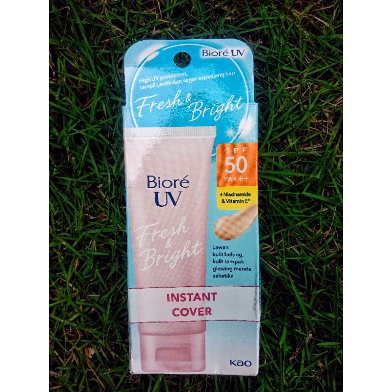 Jual Biore UV Fresh & Bright SPF 50 PA +++ INSTANT COVER | Shopee Indonesia