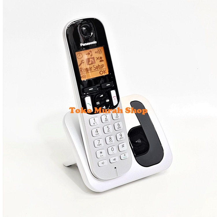 Jual Telephone Wireless Panasonic KX-TGC210 Silver | Shopee Indonesia