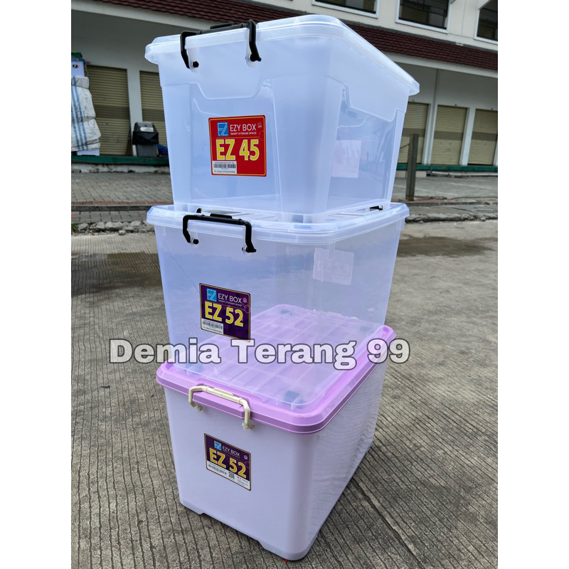 Jual Box Container Ezy 52 Ezy 45 / Box Transparan Box Bening | Shopee ...