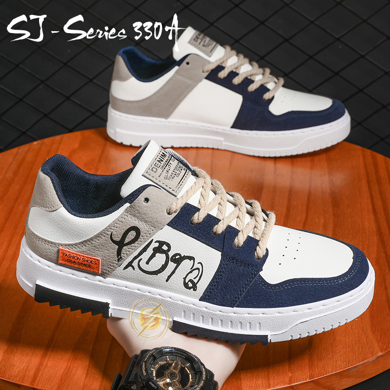Jual [JWALK] Sepatu Sneakers Casual Pria Model Keren dan Trendy Untuk Kuliah Kualitas Premium ...