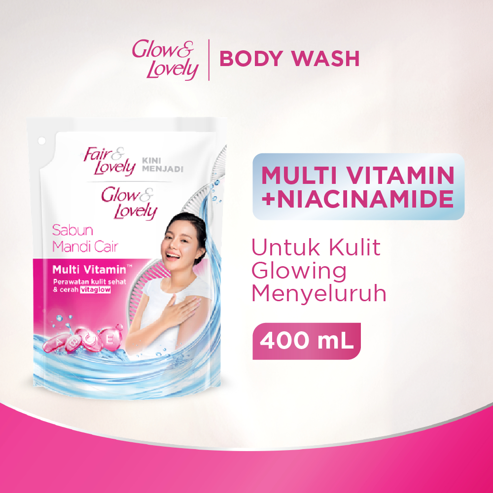 Jual Glow & Lovely Brightening Bodywash with Multivitamin and ...