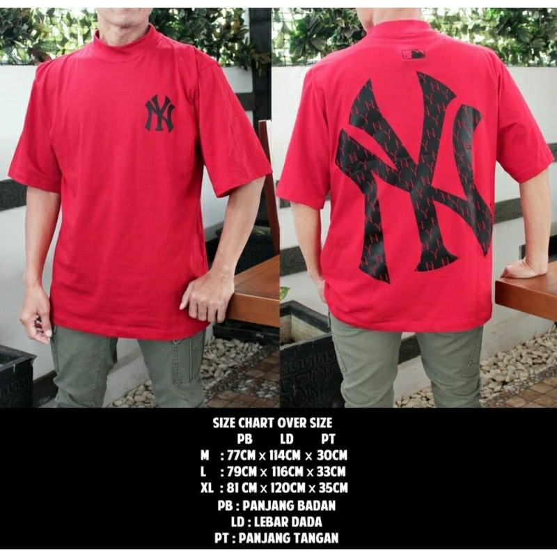 Jual KAOS OVERSIZE MLB NEW YORK COMBAT 24S PRIA WANITA - KAOS MLB ...