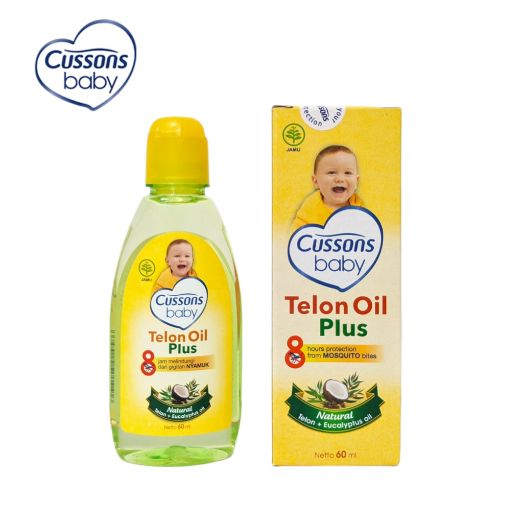 Jual Cussons Baby Telon Oil Plus Natural - Minyak Telon Bayi 60ml ...