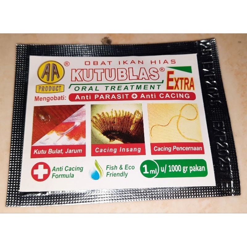 Jual obat ikan KUTUBLAS EXTRA akari 1 ml ( cairan ) ( oral treatment ...
