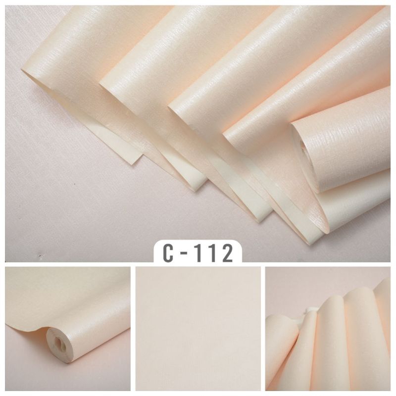 Jual wallpaper vynill premium dinding motif polos texture timbul uk ...