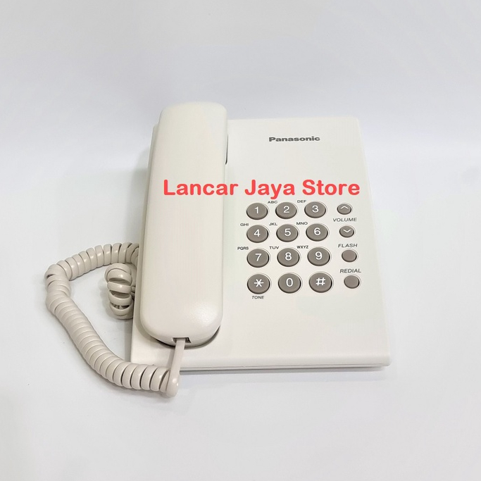 Jual Telepon Kabel Panasonic KX-TS500MX (WHITE) Pesawat Telepon Rumah TS500 | Shopee Indonesia