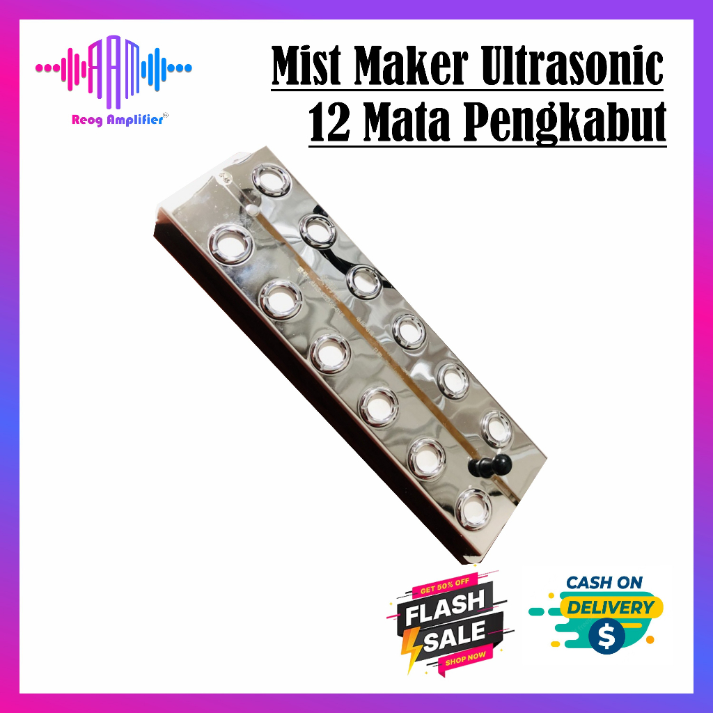 Jual Mist Maker Ultrasonic 12 mata Pengkabut/Pengembun Humifider ...