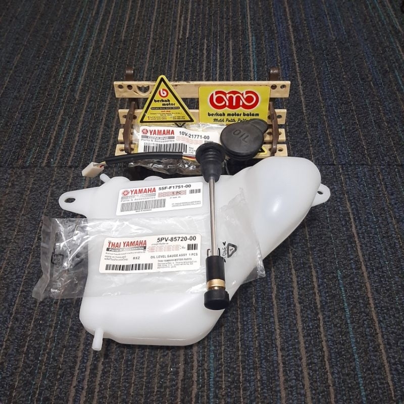 Jual Yamaha RXZ tabung tangki oli samping 2T oil tank + switch oli 2T ...