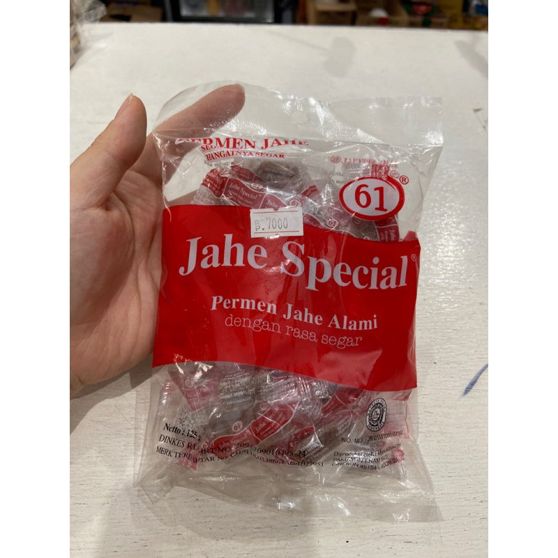 Jual Permen Bungkus jahe special 125g | Shopee Indonesia
