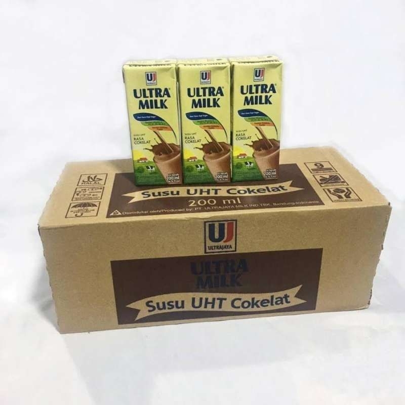 Jual susu ultra 200 ml 1 dus isi 24 | Shopee Indonesia