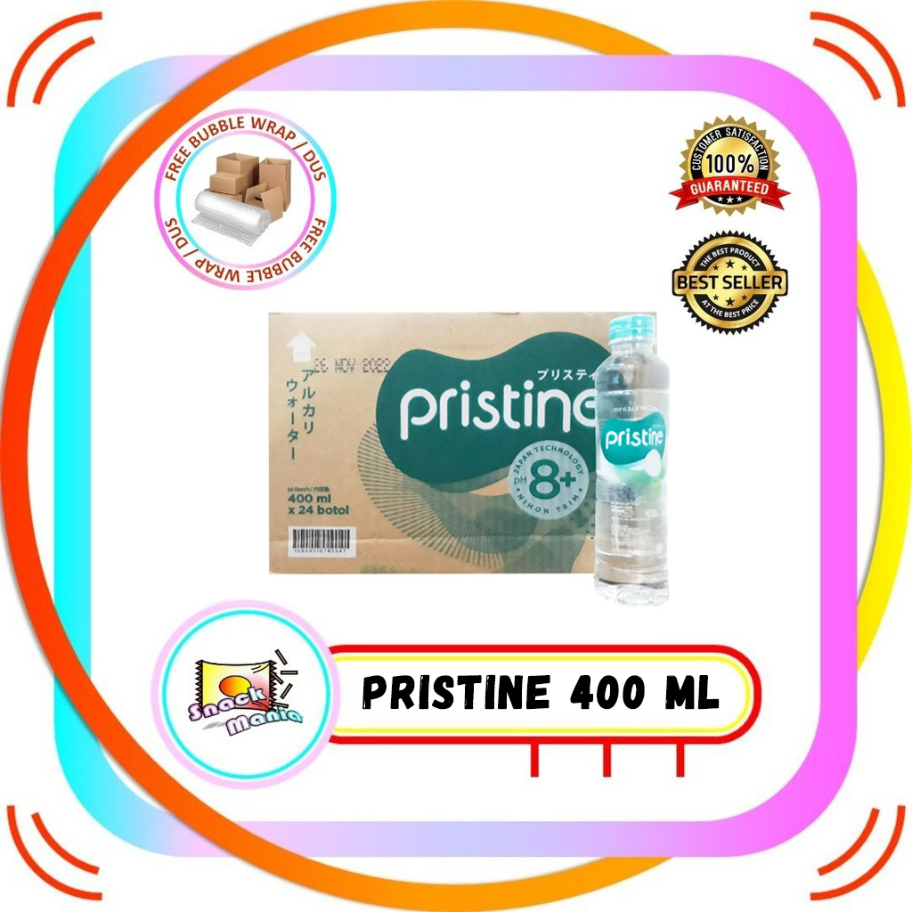 Jual Pristine 8+ Air Mineral 400 ml x 24 Botol DUS | Shopee Indonesia