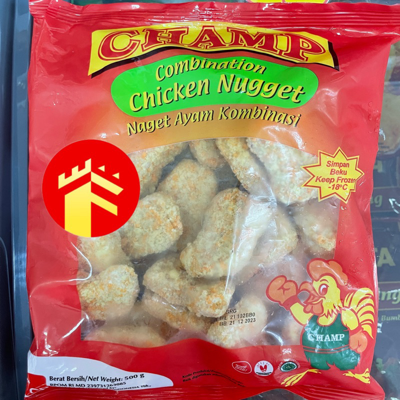 Jual CHAMP CHICKEN NUGGET 1 KG 500 GR | Shopee Indonesia