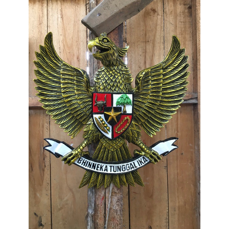 Jual Lambang Garuda Pancasila Ukir Klasik bahan Fiberglass/Resin Cetak ...