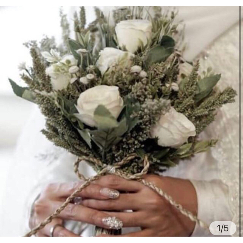 Jual BUKET BUNGA PERNIKAHAN WEDDING FLOWER BOUQUET BUNGA KEMAPAN ...