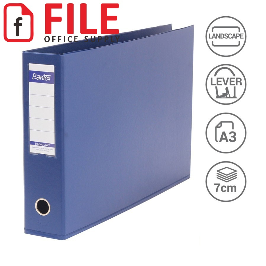 Jual Ordner Bantex PVC A3 1468 70mm / Lever Arch File Odner 7cm ...