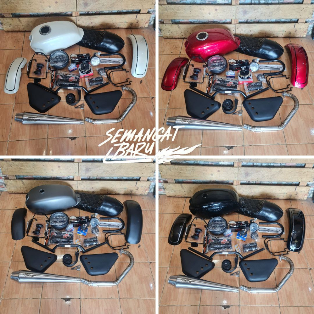 Jual Paket bratcafe dan caferacer cb750 untuk TIGER THUNDER GL CB VERZA ...