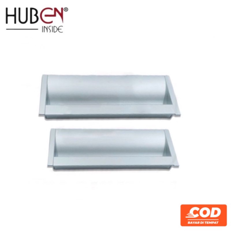 Jual Huben TPA-39 Tarikan / Handle Tanam Laci Anodized 64 - 96 mm ...