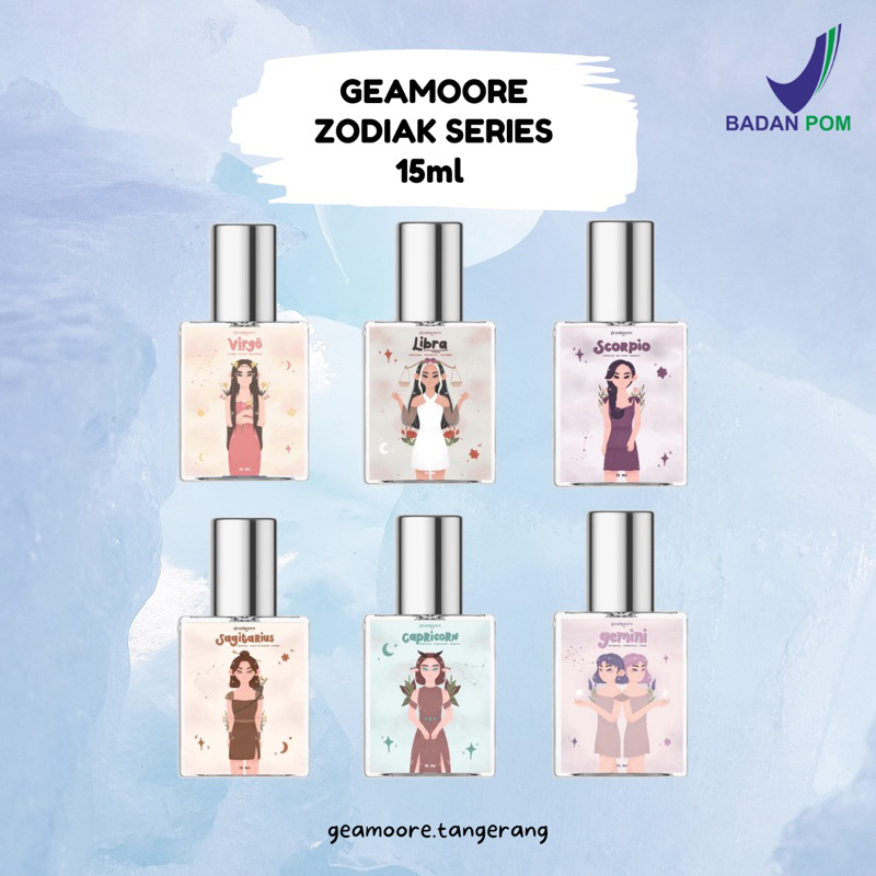 Jual (BPOM) GEAMOORE ZODIAC SERIES PERFUME / PARFUM ZODIAK 15ml ...