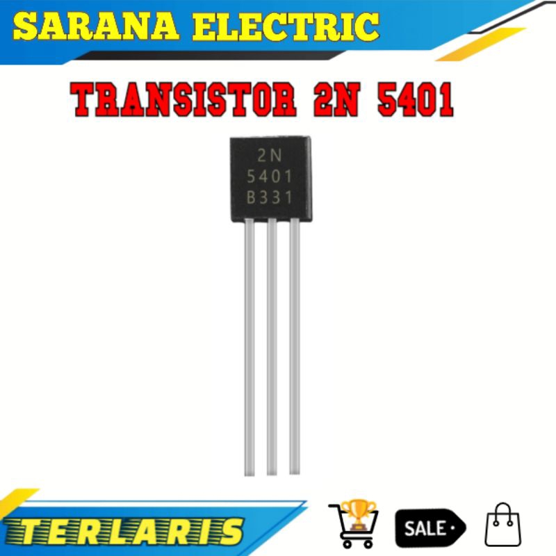 Jual TRANSISTOR 2N-5401 / 2N5401 / TR 2N 5401 | Shopee Indonesia