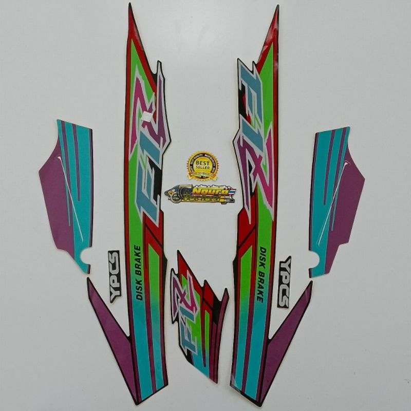 Jual striping yamaha fizr fiz r f1 zr 1995 stiker body motor list body ...