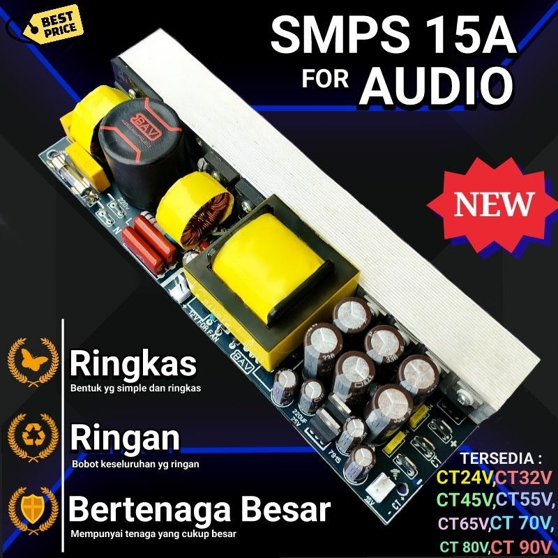 Jual SMPS audio 10A & 15A ( CT ), TRAFO SMPS untuk AUDIO , MURNI 10 ...