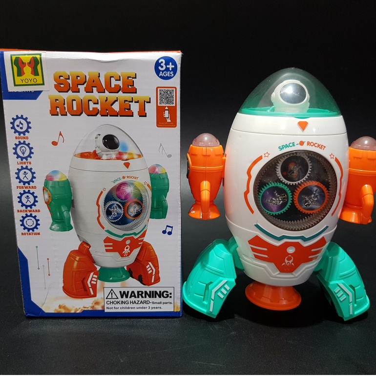 Jual Mainan Anak Robot Roket Luar Angkasa - Robot Astronot Space Rocket ...