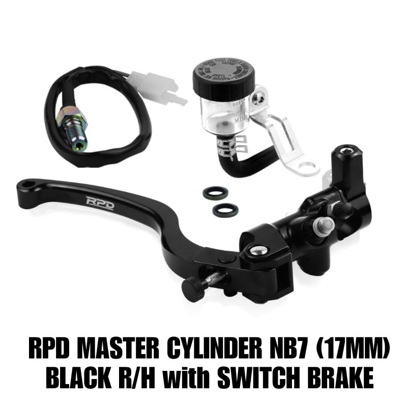 Jual MASTER REM KANAN 17MM KIRI 15MM RPD NB 7 + SWITCH REM | Shopee ...