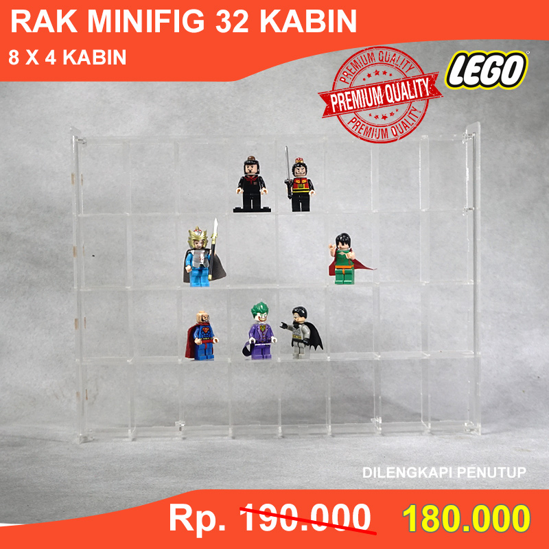 Jual Rak LEGO Minifig 32 Kabin DIY (PREMIUM) | Shopee Indonesia